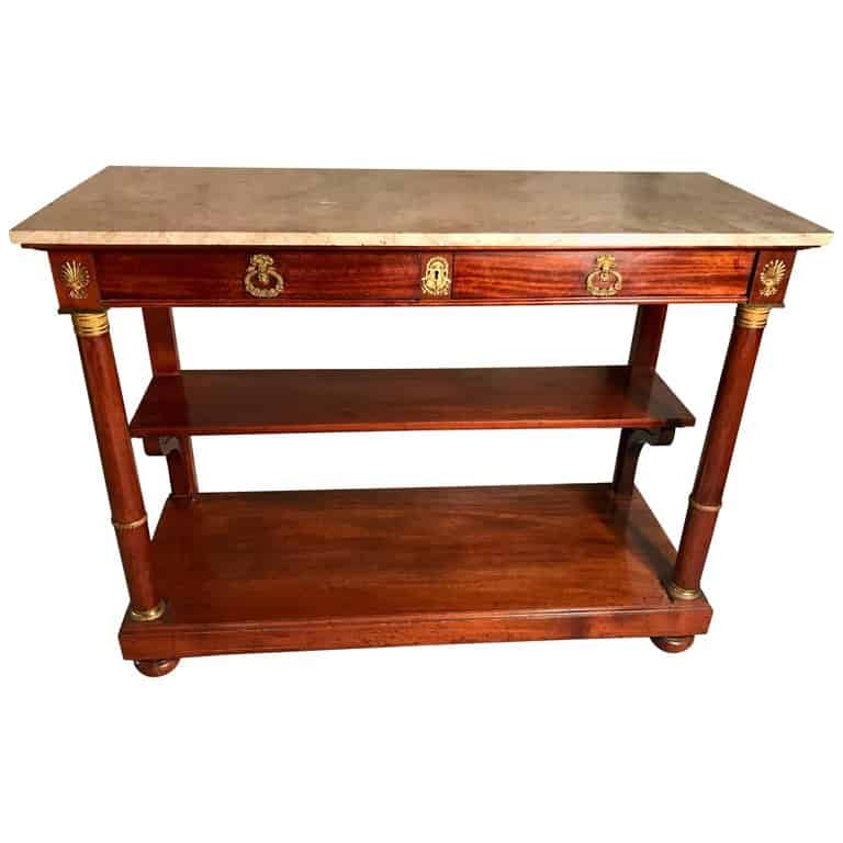 Empire Console Table France 19th century mahogany -styylish