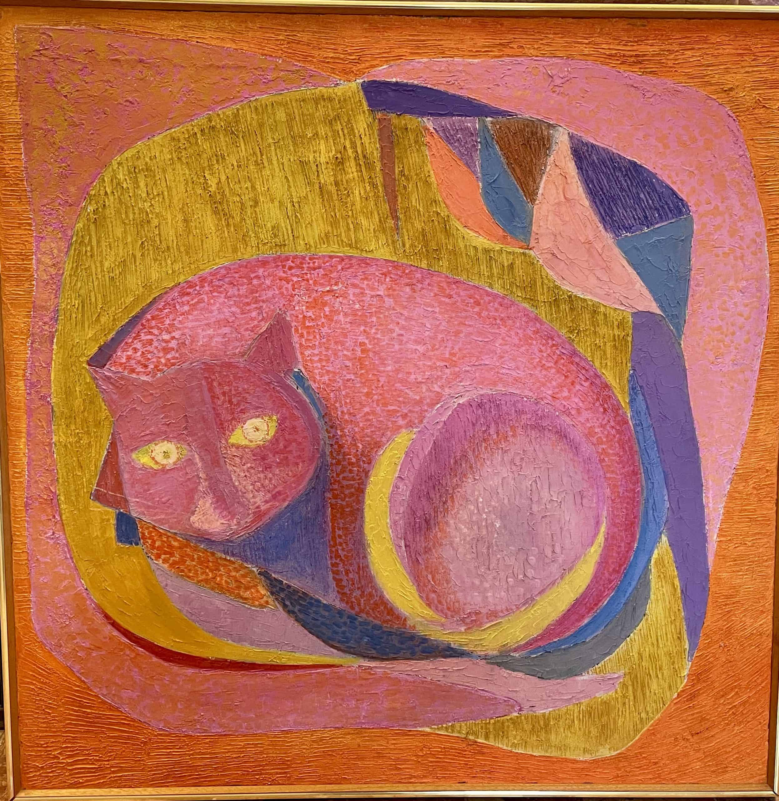 Angel Ponce de Leon, "Le Chat", Spain 20th century - Styylish