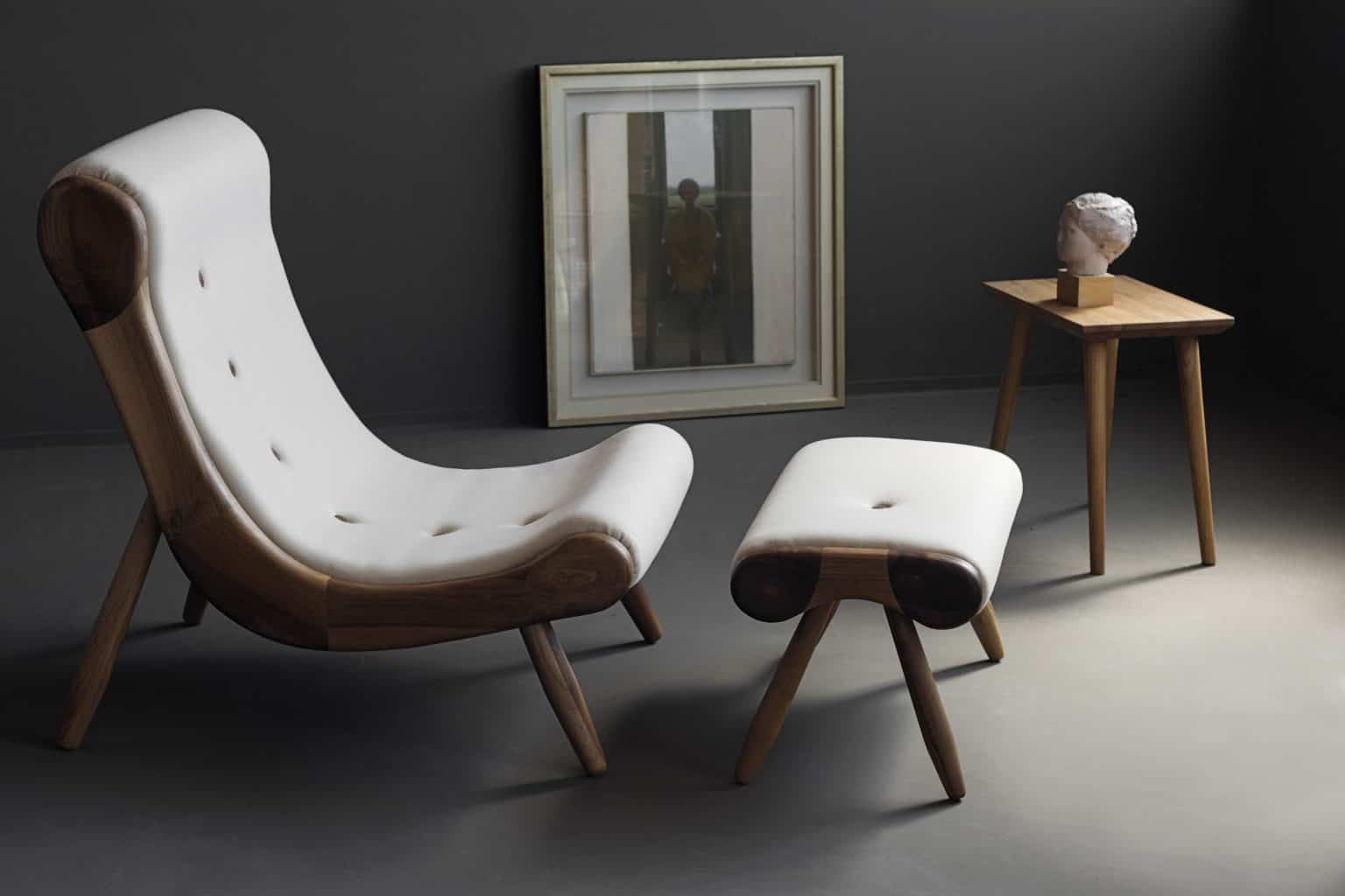 Contemporary Lounge Chair "Eye", Handmade in Europe - Styylish