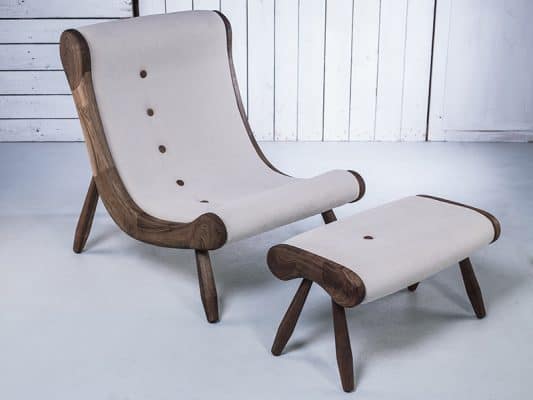 Contemporary Lounge Chair "Eye", Handmade in Europe - Styylish