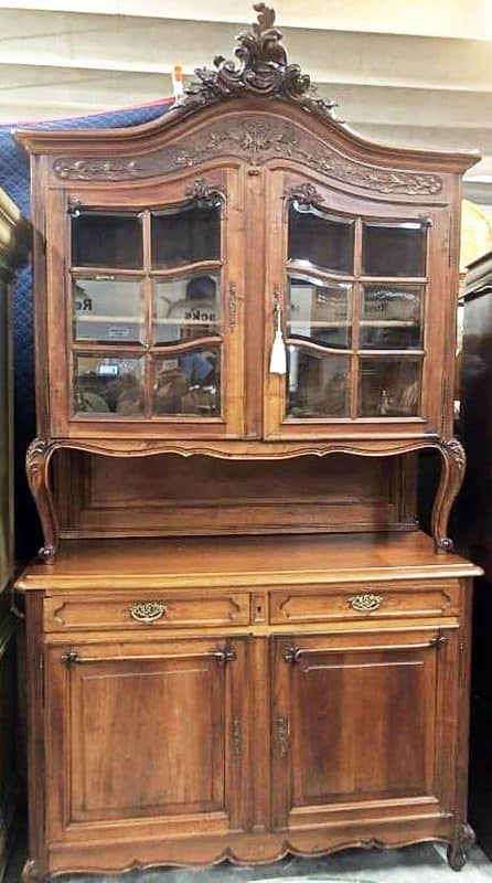 French Country Buffet- Hand Carved Walnut- Styylish