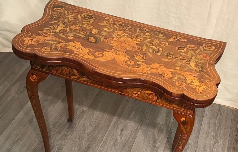 Dutch Marquetry Card Table 18th century- card tables for sale- Styylish