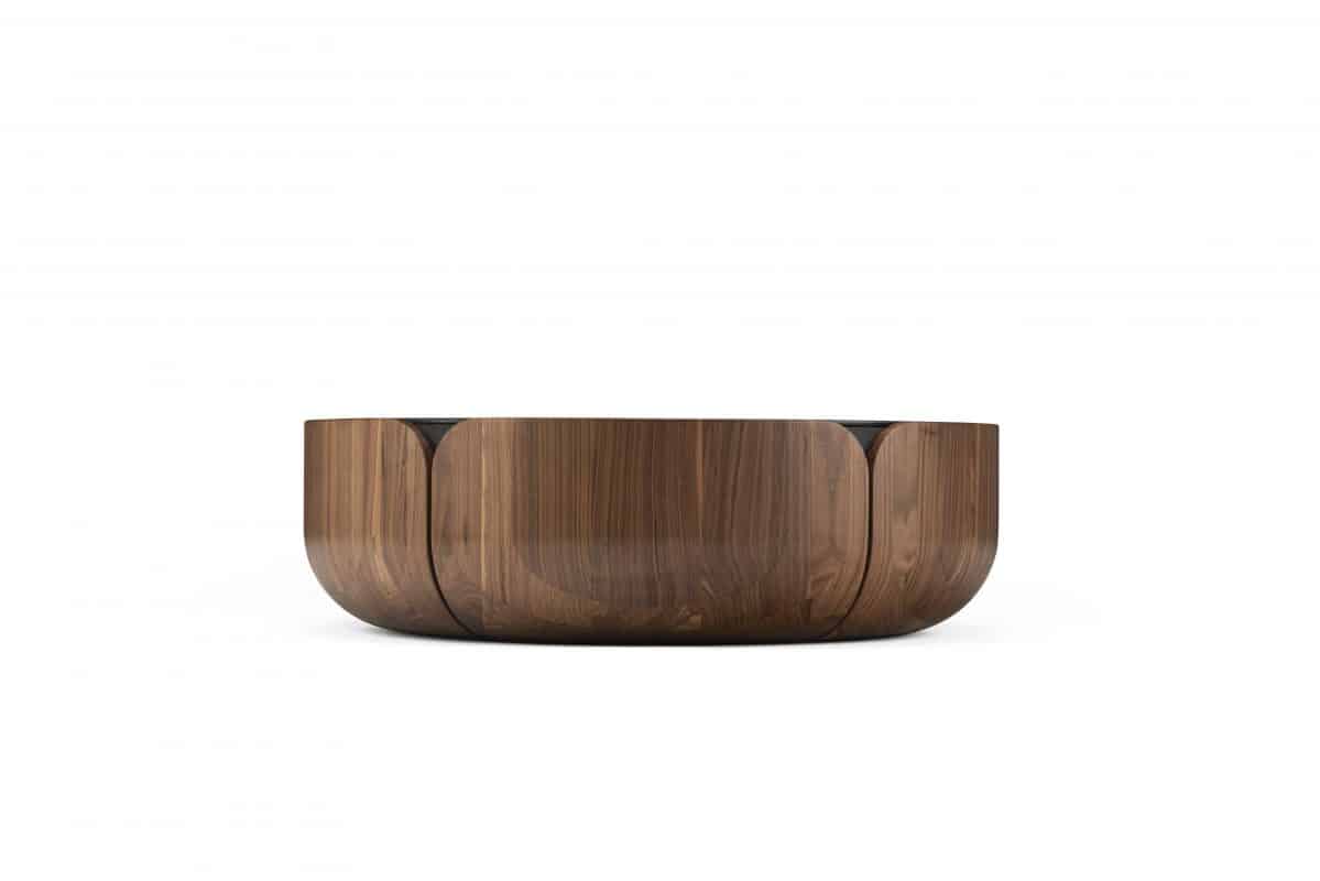 Large Walnut Coffee Table Bloom- Design Furniture for Sale- Styylish