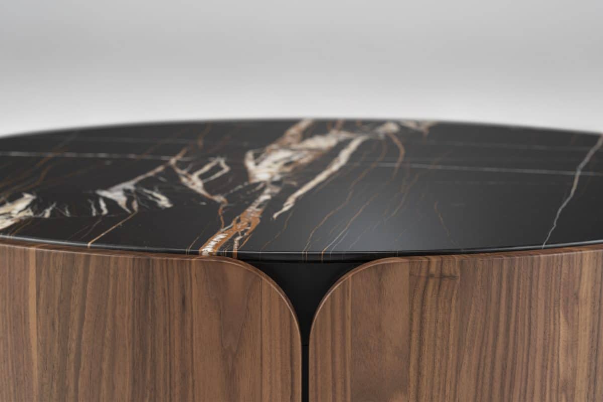 Large Walnut Coffee Table Bloom- Design Furniture for Sale- Styylish