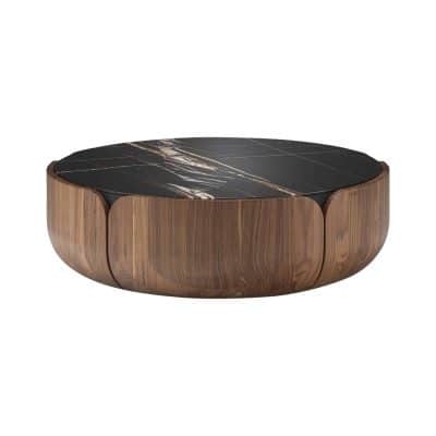 Large Walnut Coffee Table Bloom- Design Furniture for Sale- Styylish