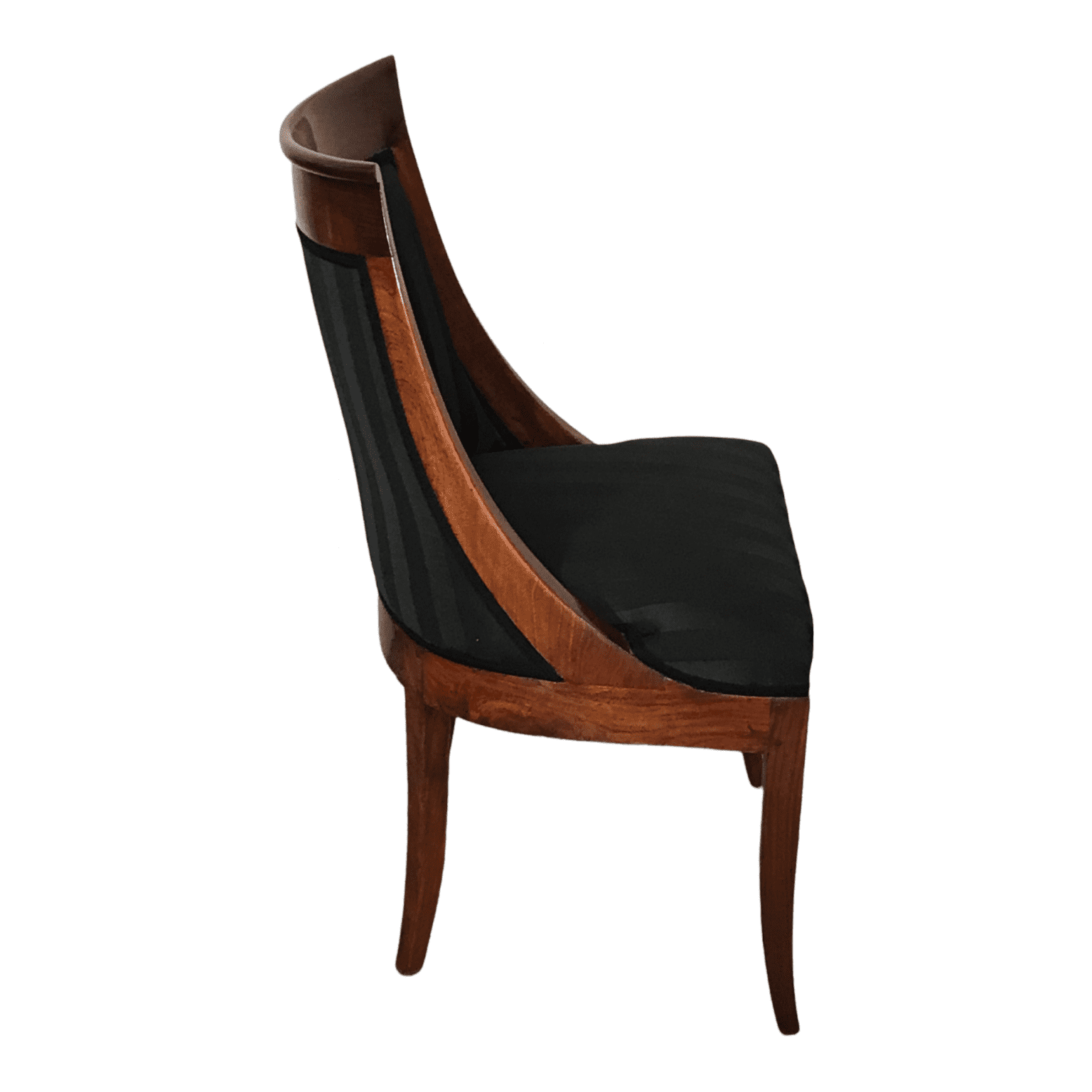 Set of Six Empire Barrel Chairs- Antique Dining Chairs for sale- Syylish