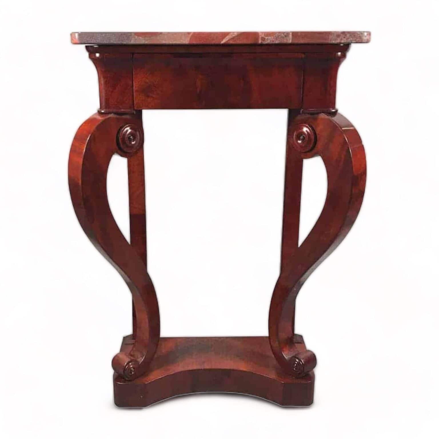 Biedermeier Mahogany Console Table, Northern Germany 1820 -styylish