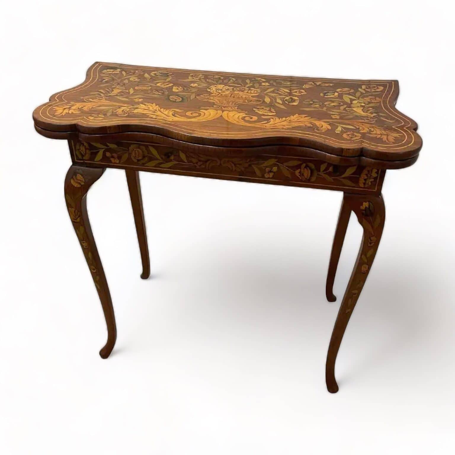 Dutch Marquetry Card Table 18th century- card tables for sale- Styylish