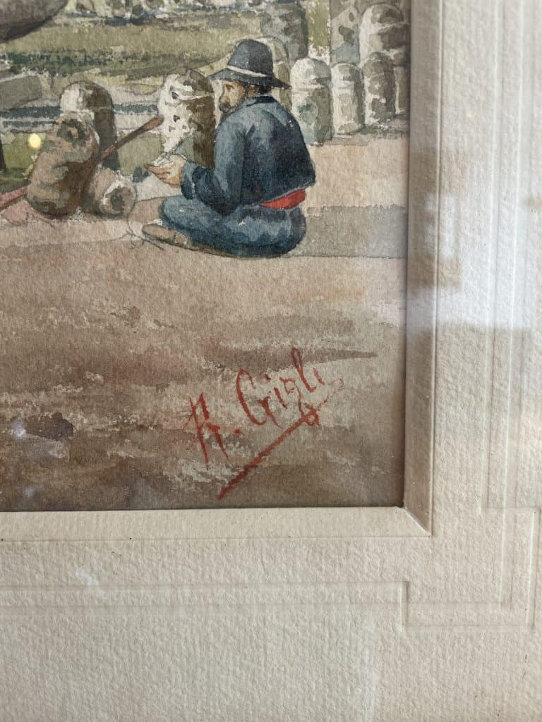 Roberto Gigli (Italian, 1846-1922), Watercolor - Styylish