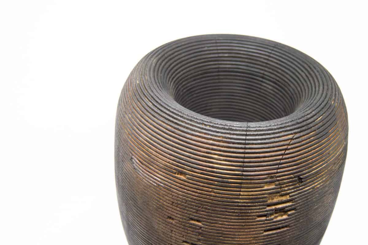 Wooden Rust Vase- Design Objects for Sale- Styylish