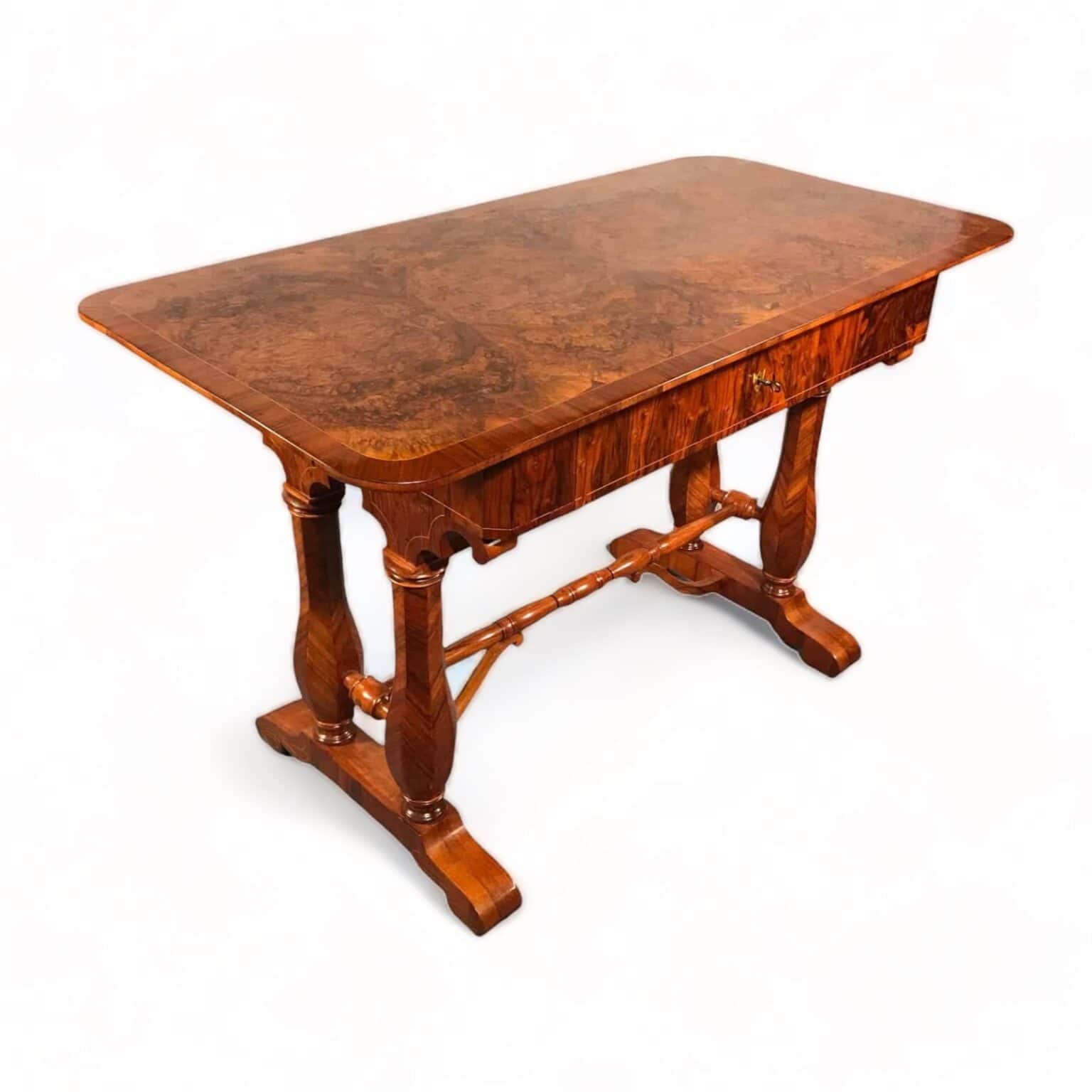 Biedermeier Walnut Desk- Unique Antique Desks for Sale- Styylish