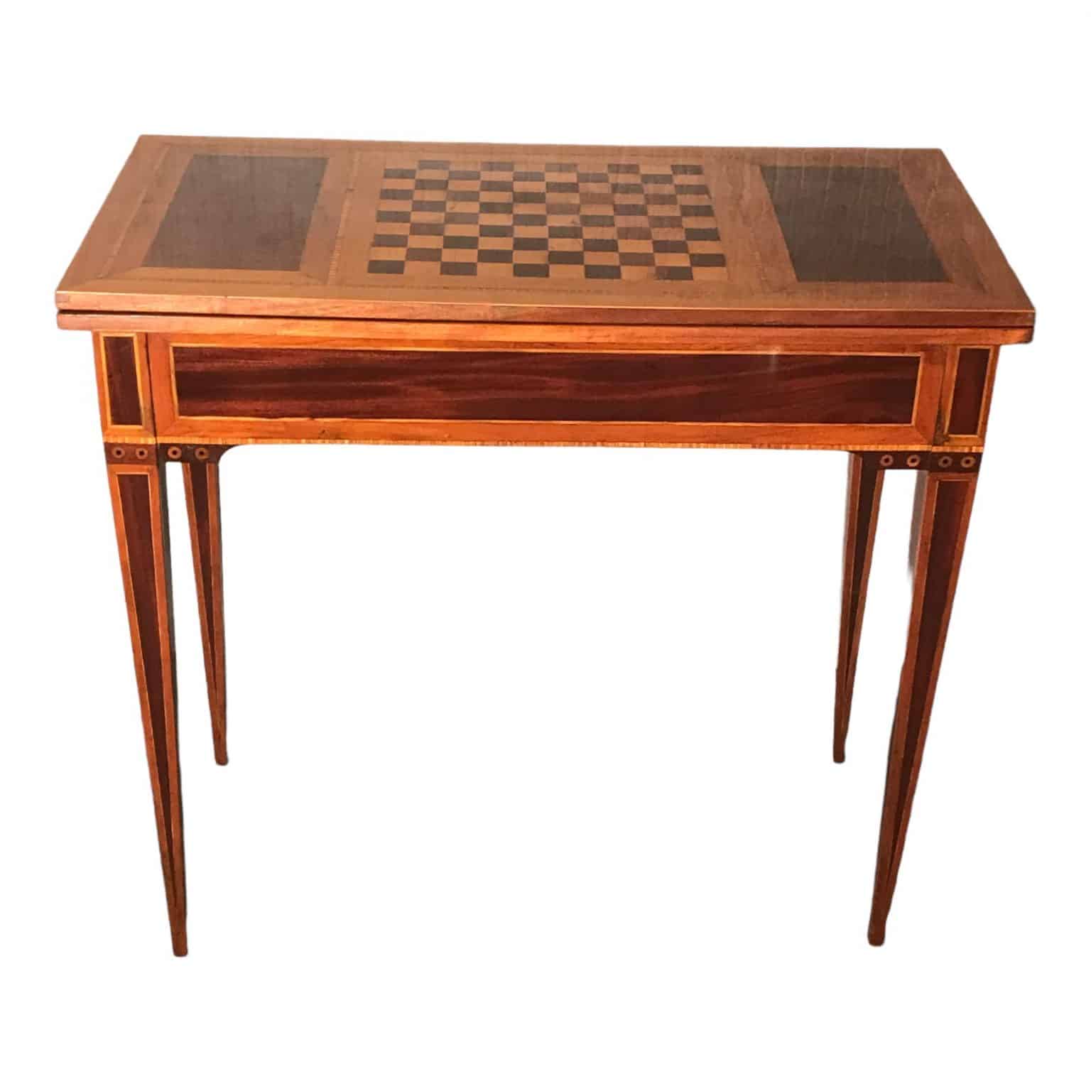 Neoclassical Louis XVI Game Table- For Sale- Styylish