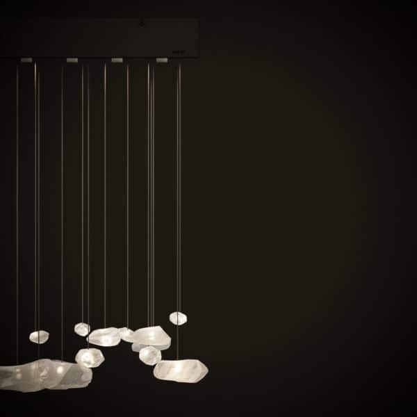 Round Pebble Glass Suspension Lamp- Lighting for Sale- Styylish