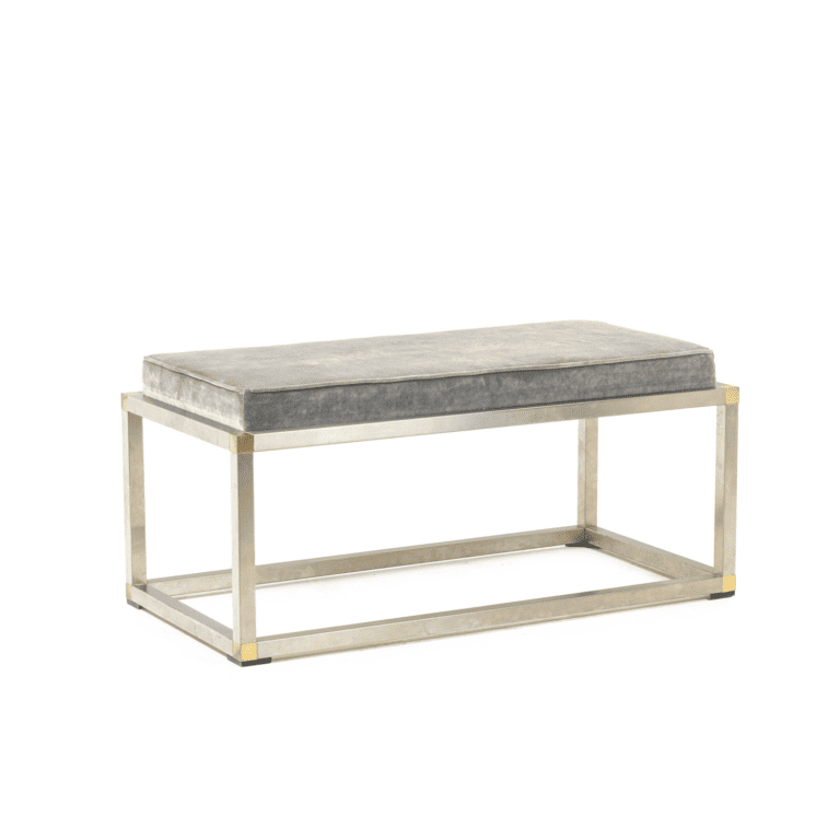 Gold and Silver Metal Bench - Furniture for Sale - Styylish