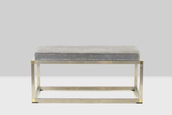 Gold and Silver Metal Bench - Furniture for Sale - Styylish