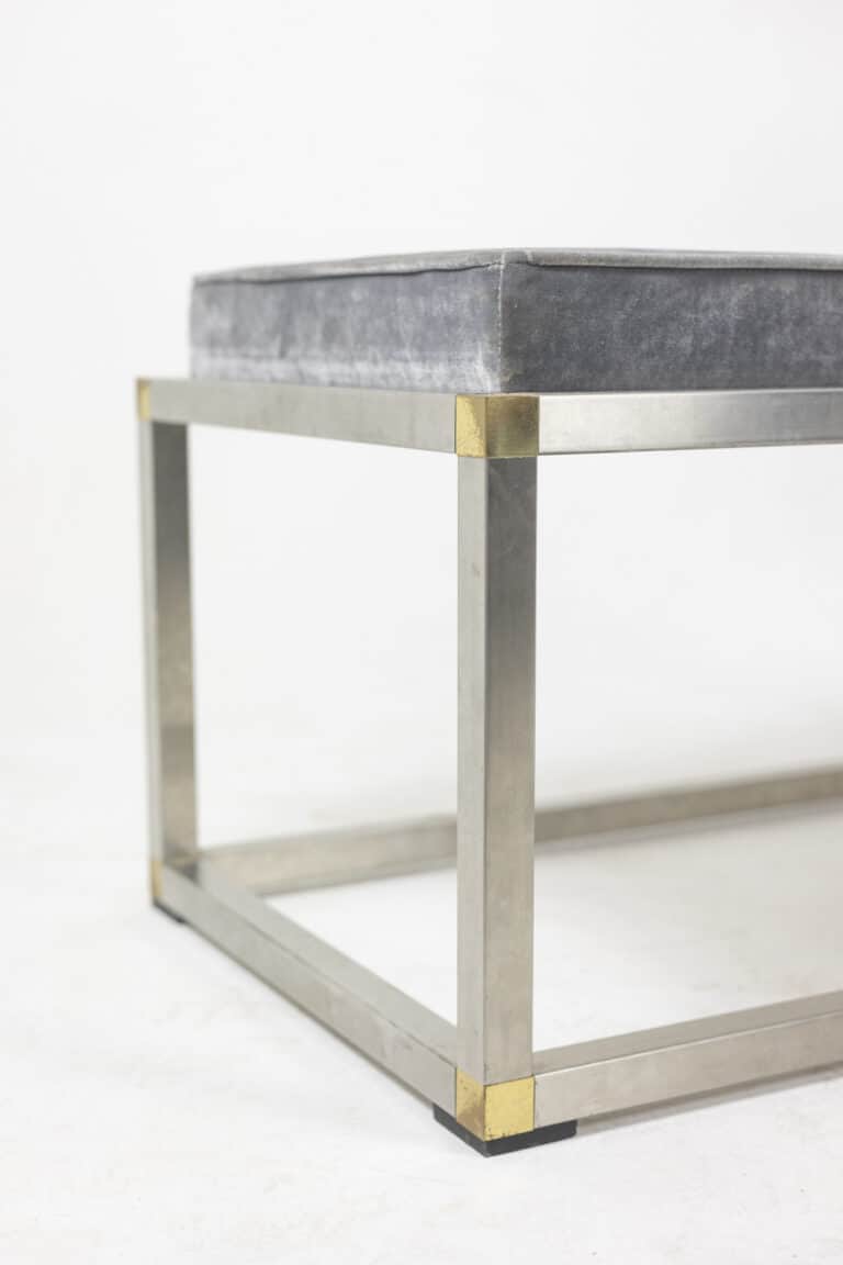Gold and Silver Metal Bench - Furniture for Sale - Styylish
