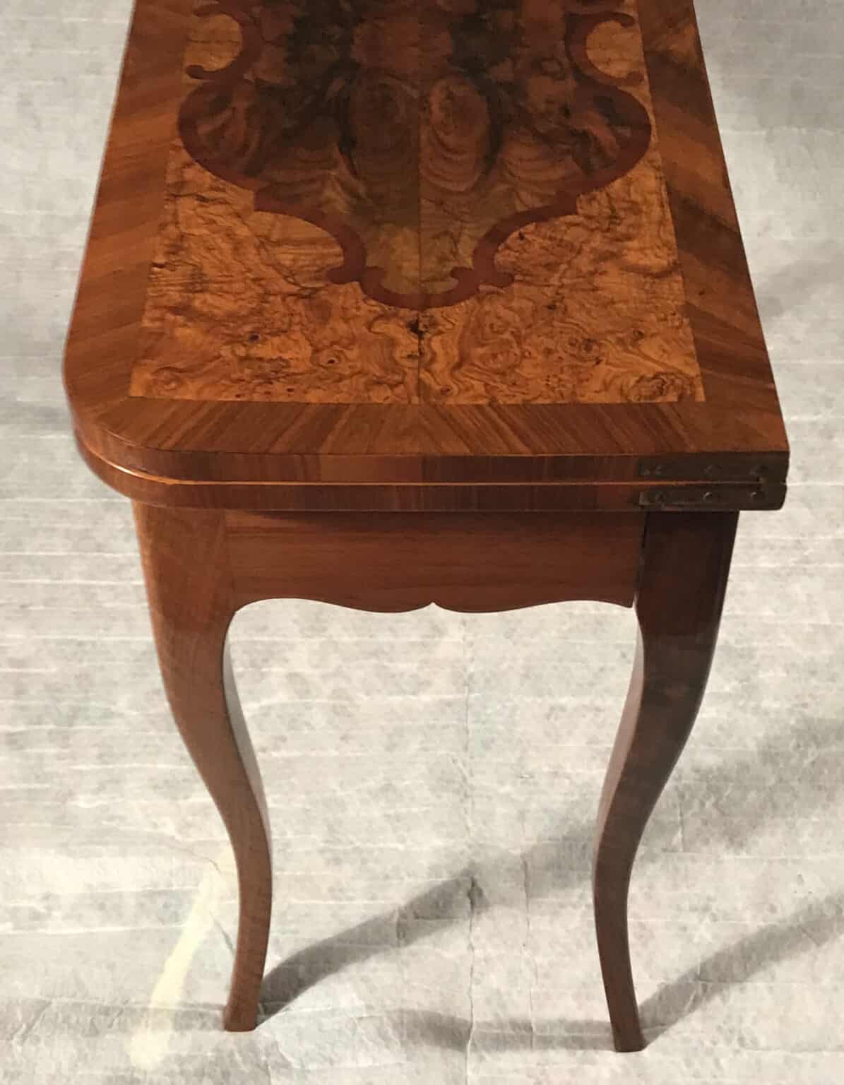 Antique Baroque Game Table, Germany 1760 - Styylish