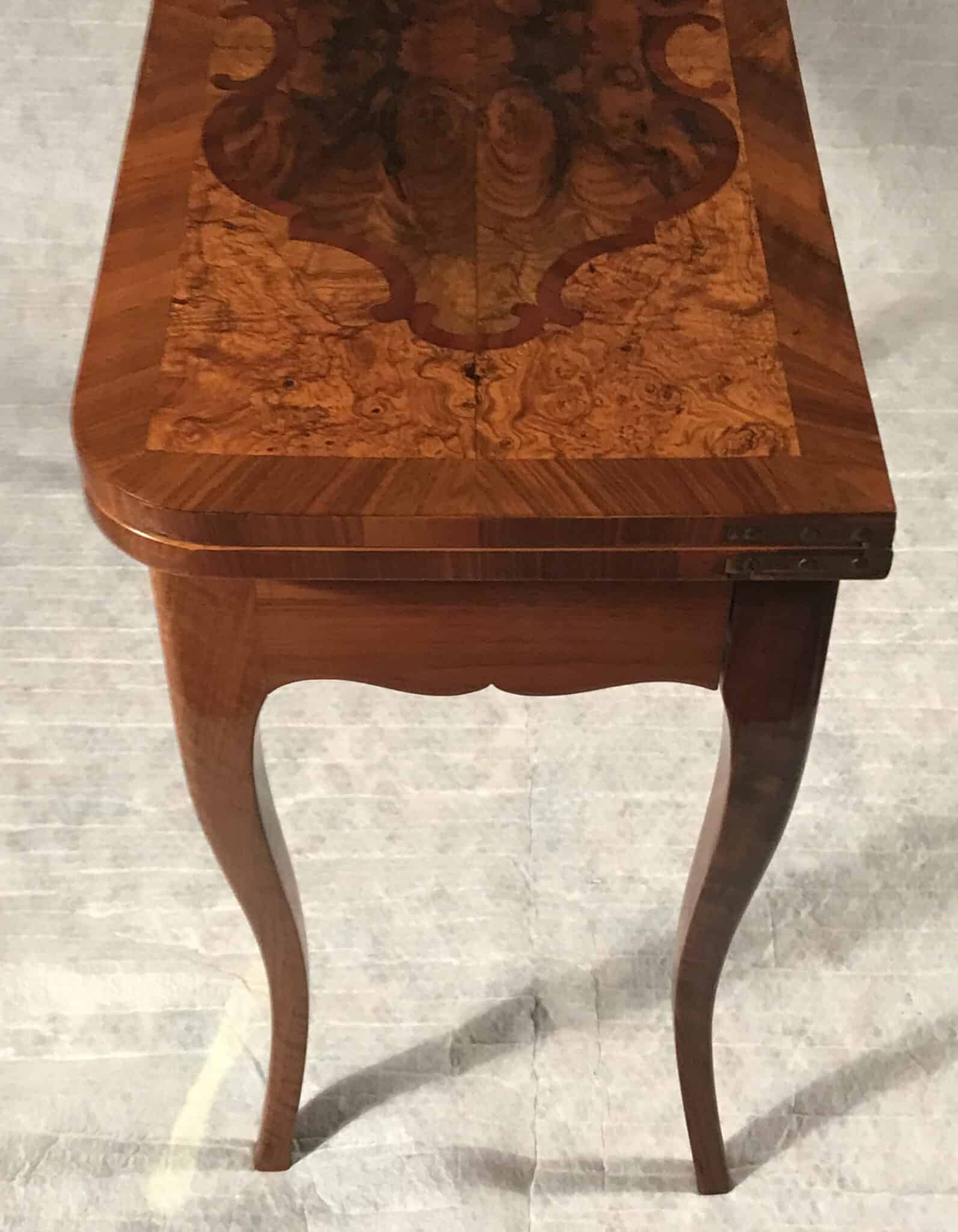 Antique Baroque Game Table, Germany 1760 - Styylish