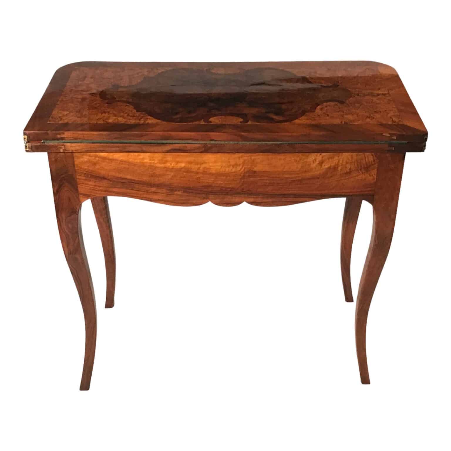 Antique Baroque Game Table, Germany 1760 - Styylish