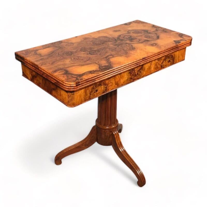 Biedermeier Game Table, South German 1820 - Styylish