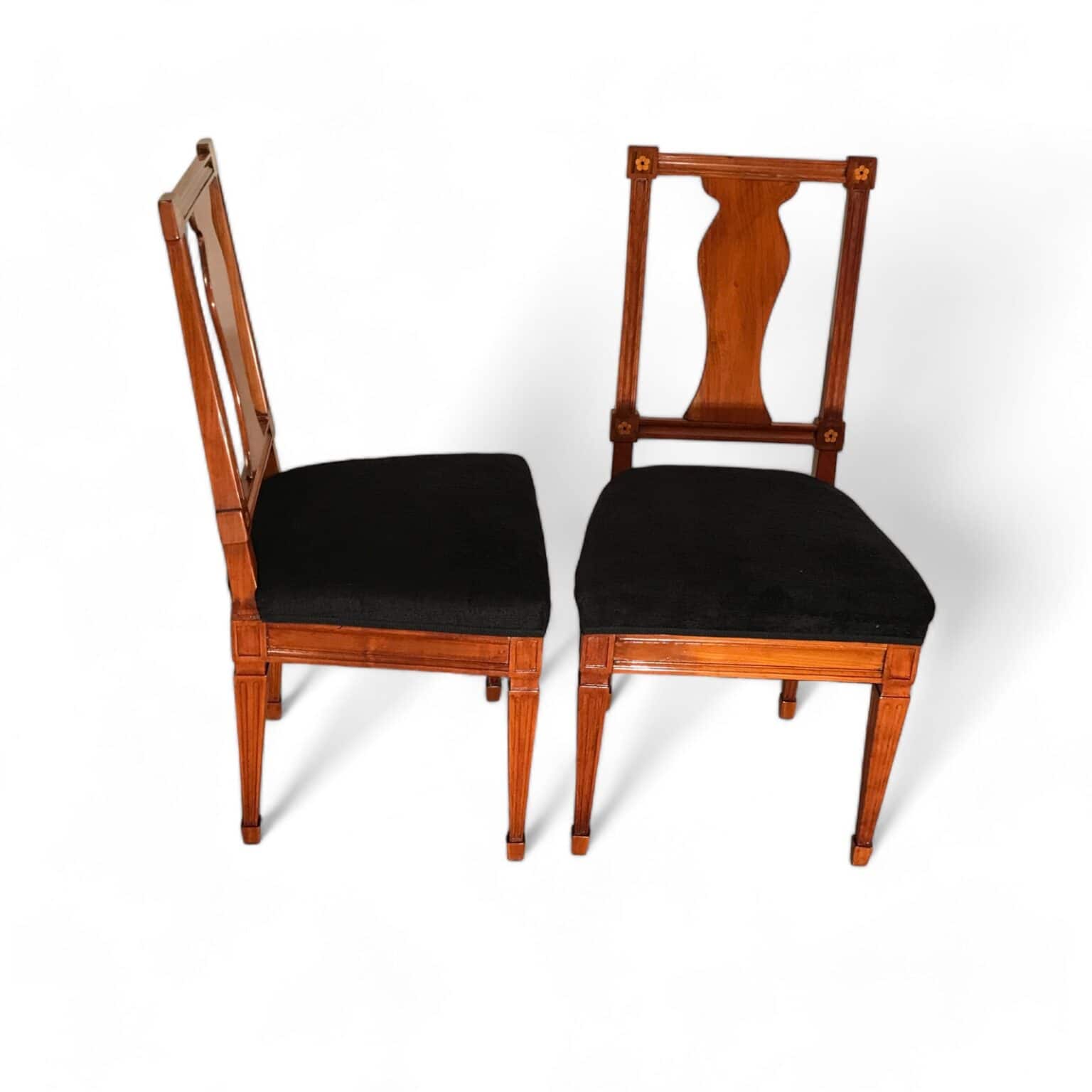Set of Six Neoclassical Chairs, South Germany 1800 - Styylish