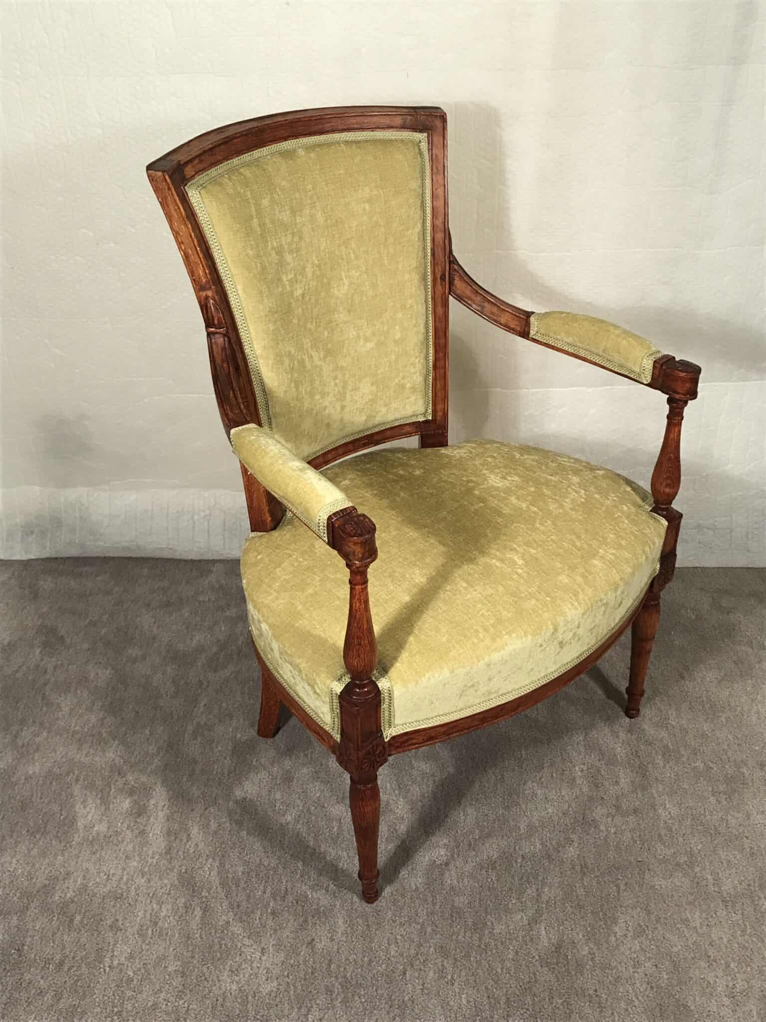 French Directoire Armchair, France 18th century - Styylish